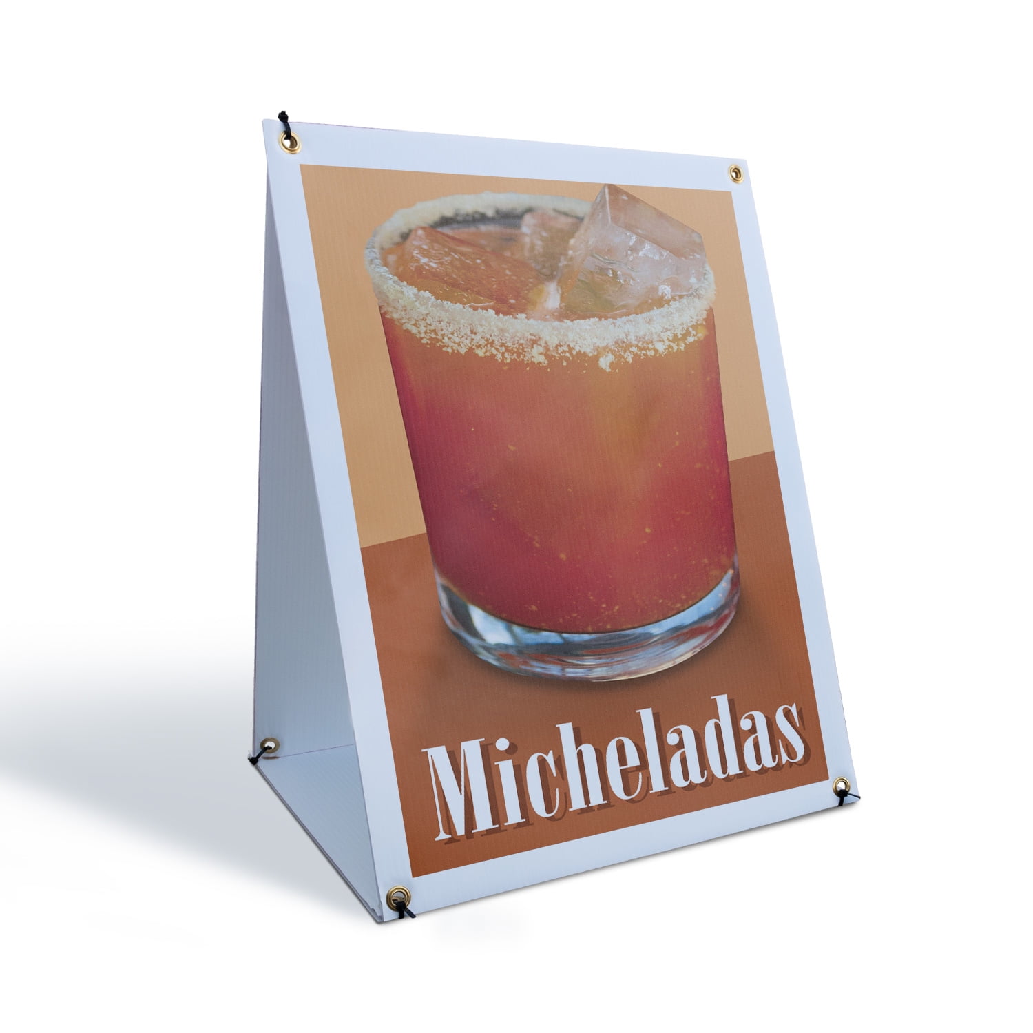 Micheladas Sidewalk Sign 18 Inch x 24 Inch A-Frame Images On Both Sides ...