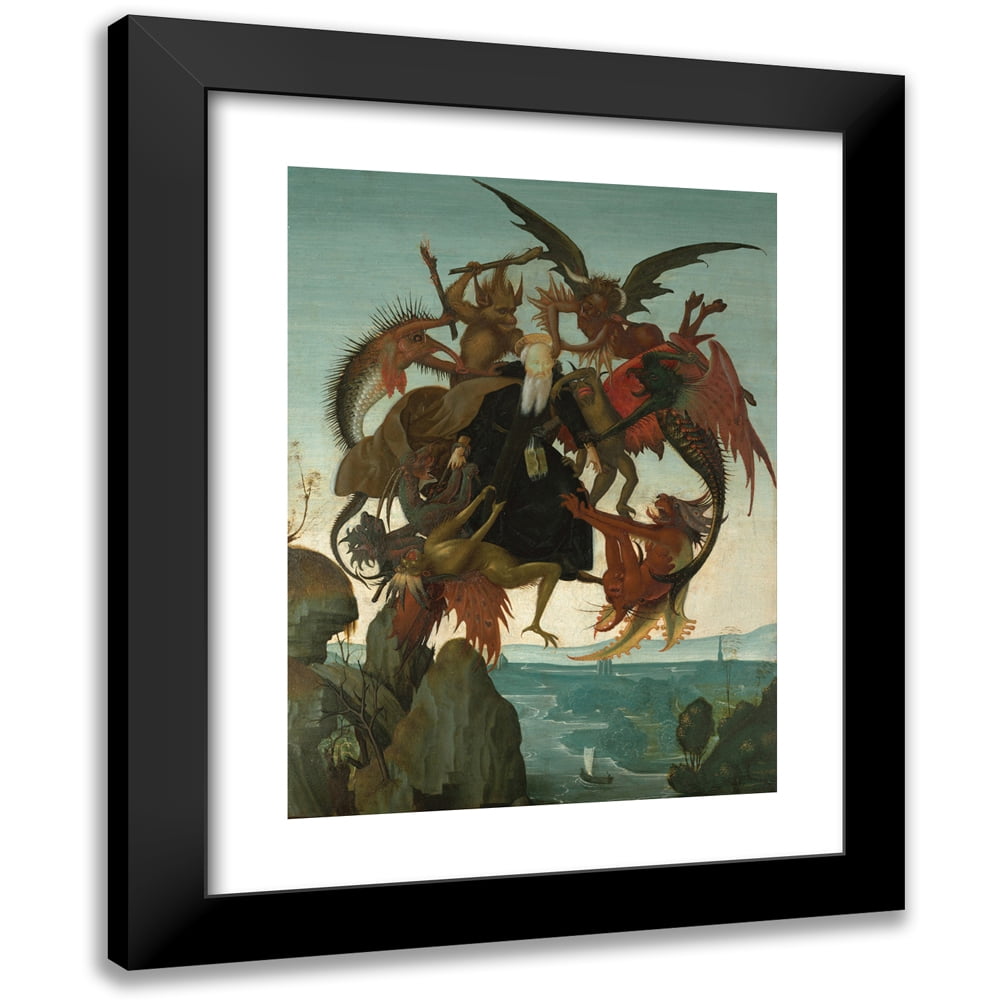 Michelangelo 19x24 Black Modern Framed Museum Art Print Titled - The ...