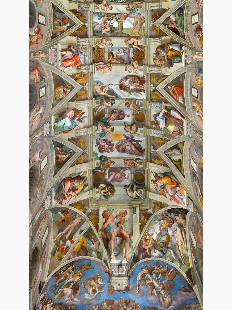 Michelangelo - The Sistine Chapel Modern Art Decor Unframe - Walmart.com