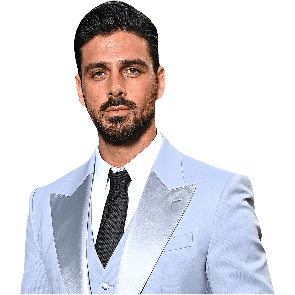 Michele Morrone (Light Blue Suit) Half Body Buddy Cutout - Walmart.com