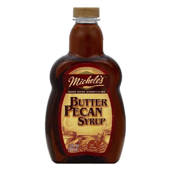 Michele's: Rich Buttery Flavored Butter Pecan Syrup, 13 Fl Oz - Walmart.com