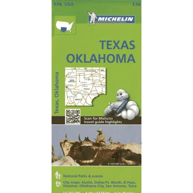 Michelin Maps: Michelin Texas, Oklahoma Map (Other) - Walmart.com