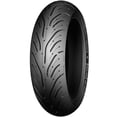 Michelin Pilot Road 4 Dual-Compound Radial Rear Tire 180/55ZR17 (75390 ...