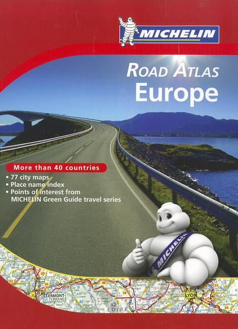 Michelin Road Atlas Europe: 9782067173682 - Walmart.com