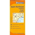 Michelin Spain: Northeast Catalonia, Aragon, Andorra, Map 574 - Folded ...