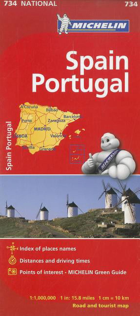 Spain Tourism Map