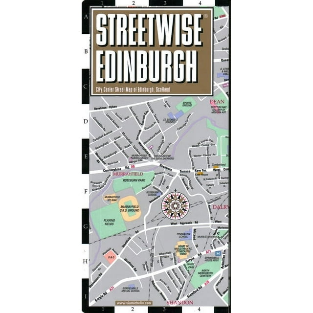 Michelin Streetwise Maps: Streetwise Edinburgh Map - Laminated City ...