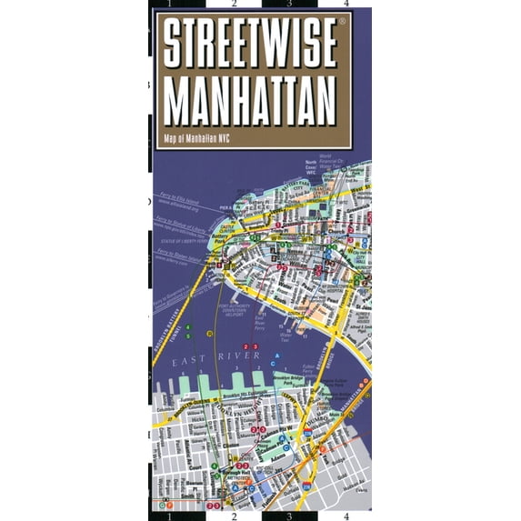 Michelin Streetwise Maps Streetwise Manhattan Map - Laminated City ...