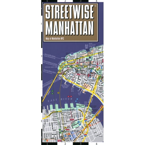 Michelin Streetwise Maps: Streetwise Manhattan Map - Laminated City ...