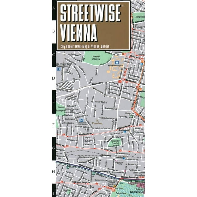 Michelin Streetwise Maps Streetwise Vienna Map - Laminated City Center ...