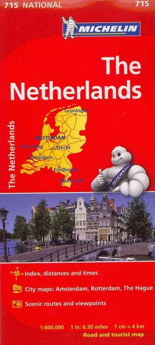 Michelin Maps: Michelin the Netherlands Road and Tourist Map (Other ...