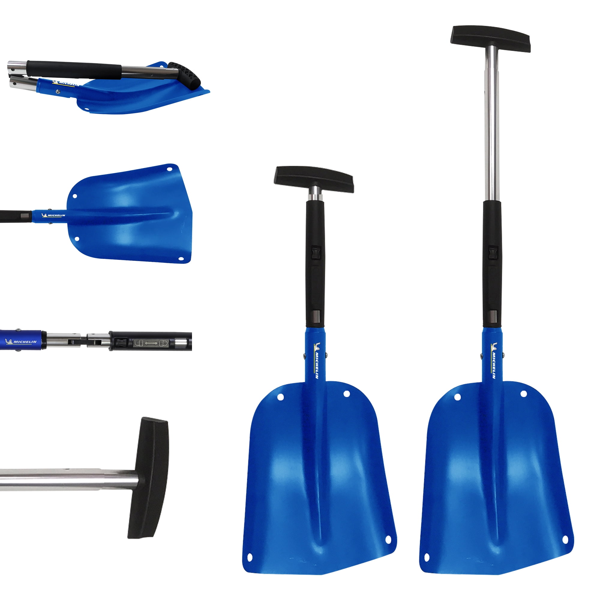 Michelin Ultra Compact Telescopic Utility Snow Shovel Aluminum Blue ...