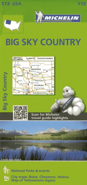 Michelin Zoom USA Maps: Michelin USA Big Sky Country Map 172 (Sheet map ...