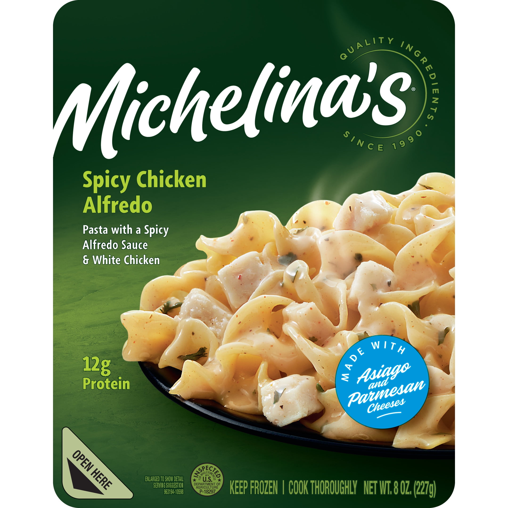 Michelina's Spicy Chicken Alfredo Meal 8oz (Frozen Dinner) - Walmart.com