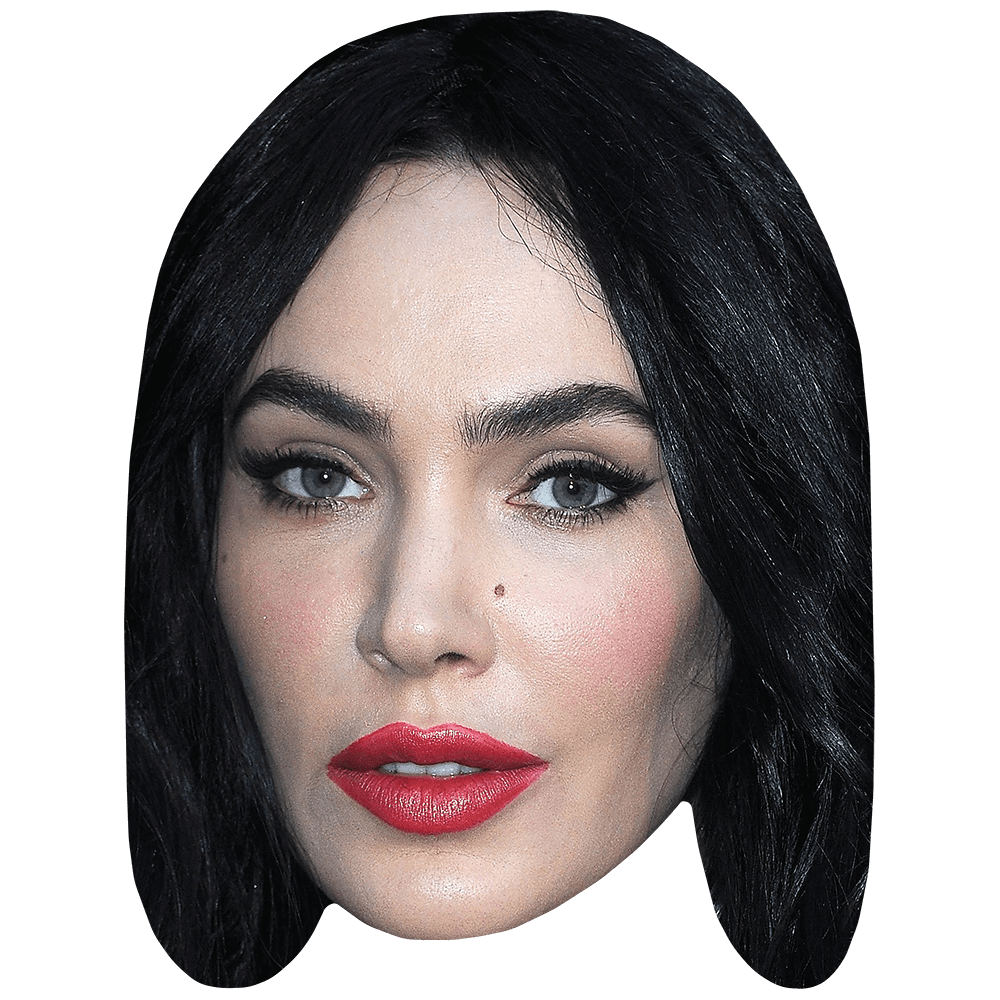 Micheline Pitt (Lipstick) Celebrity Mask, Flat Card Face, Fancy Dress ...
