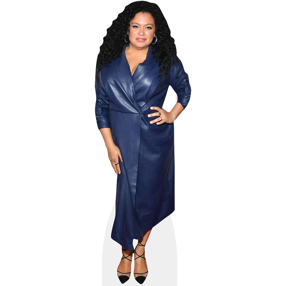 Michelle Buteau (Blue Dress) Lifesize Cardboard Cutout Standee ...