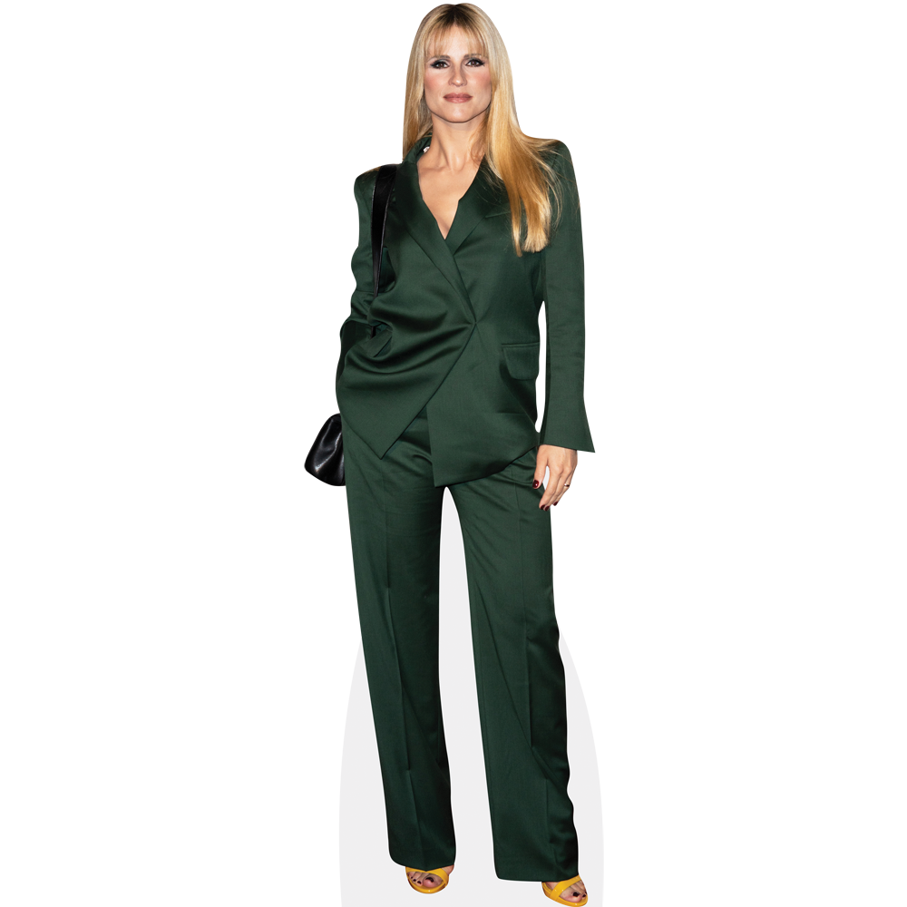 Michelle Hunziker (Green Suit) Mini Cardboard Cutout Standee - Walmart.com