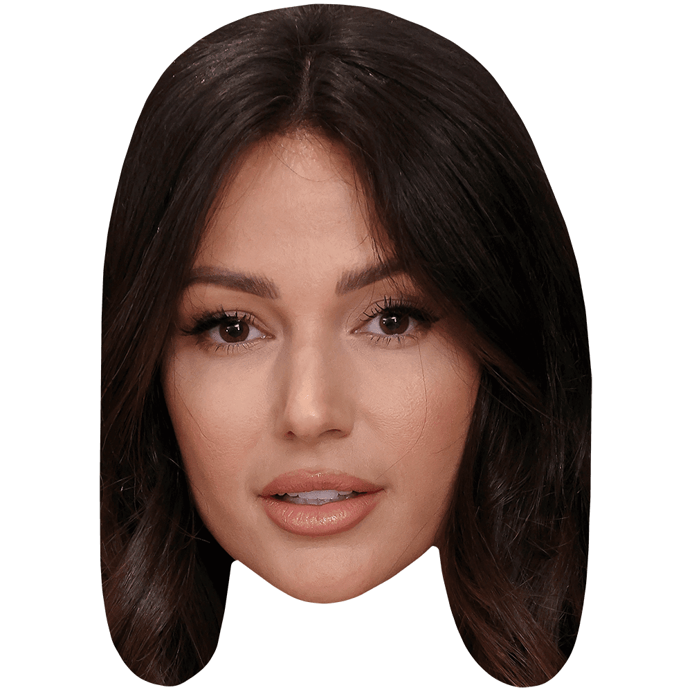 Michelle Keegan (Long Hair) Celebrity Mask, Flat Card Face, Fancy Dress ...