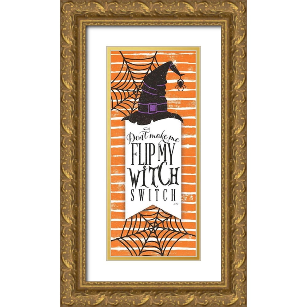 Michelle, Misty 16x32 Gold Ornate Wood Framed with Double Matting ...