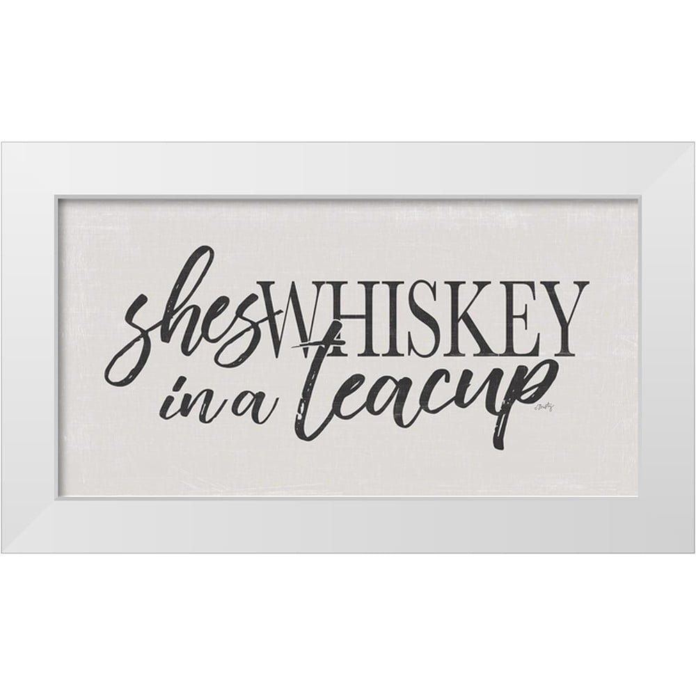 Michelle, Misty 24x14 White Modern Wood Framed Museum Art Print Titled ...