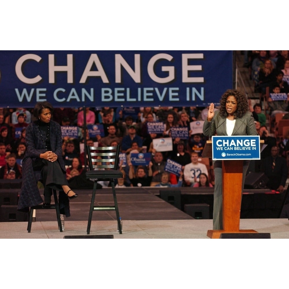 Michelle Obama Oprah Winfrey In Attendance For Barack Obama Campaign ...