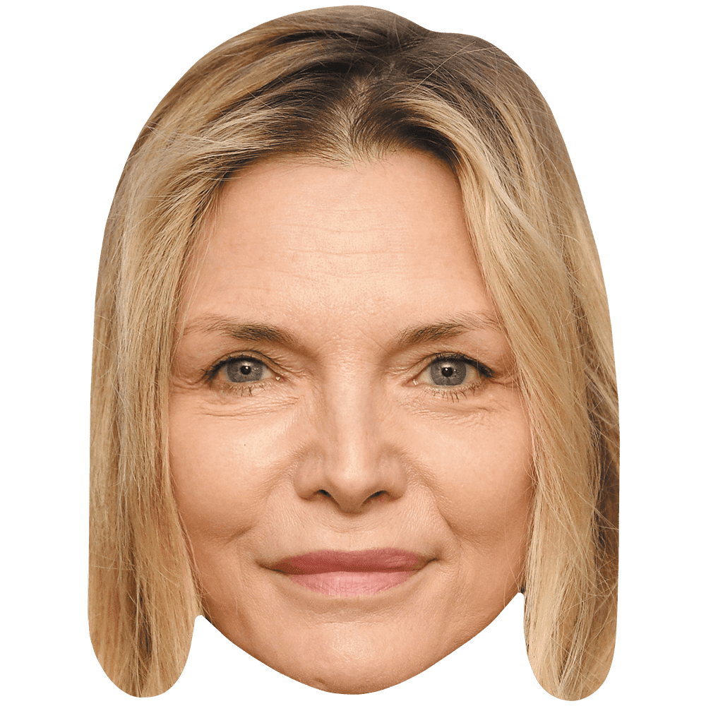 Michelle Pfeiffer (Smile) Flat Cardboard Face - Walmart.com