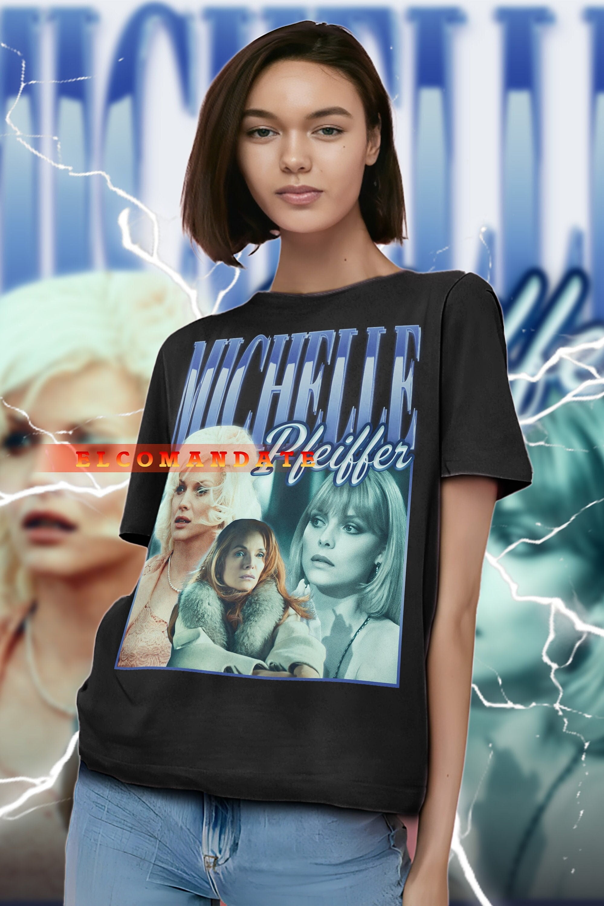 Michelle Pfeiffer Vintage Shirt Michelle Pfeiffer Homage Tshirt ...