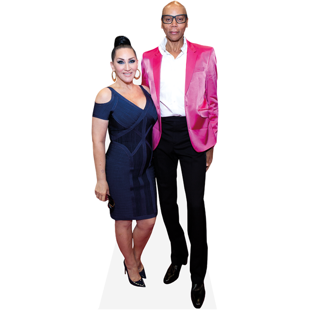 Michelle Visage And Rupaul (Duo 2) Mini Celebrity Cutout Standee ...