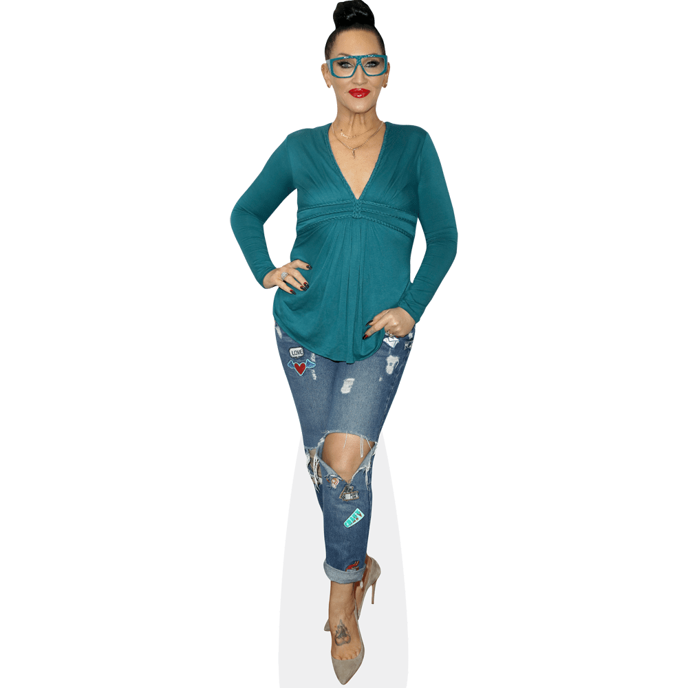 Michelle Visage (Jeans) Lifesize Cardboard Cutout Standee - Walmart.com