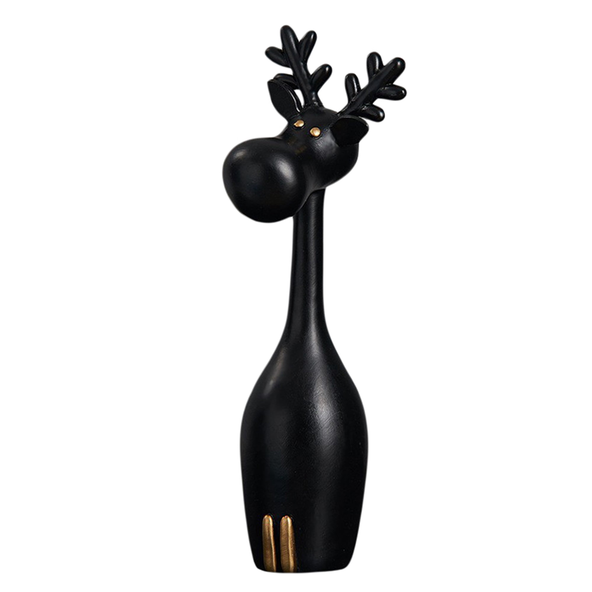 Michellecmm Animal Statue Resin Cute Deer/Rabbit Figurine Desk Art ...