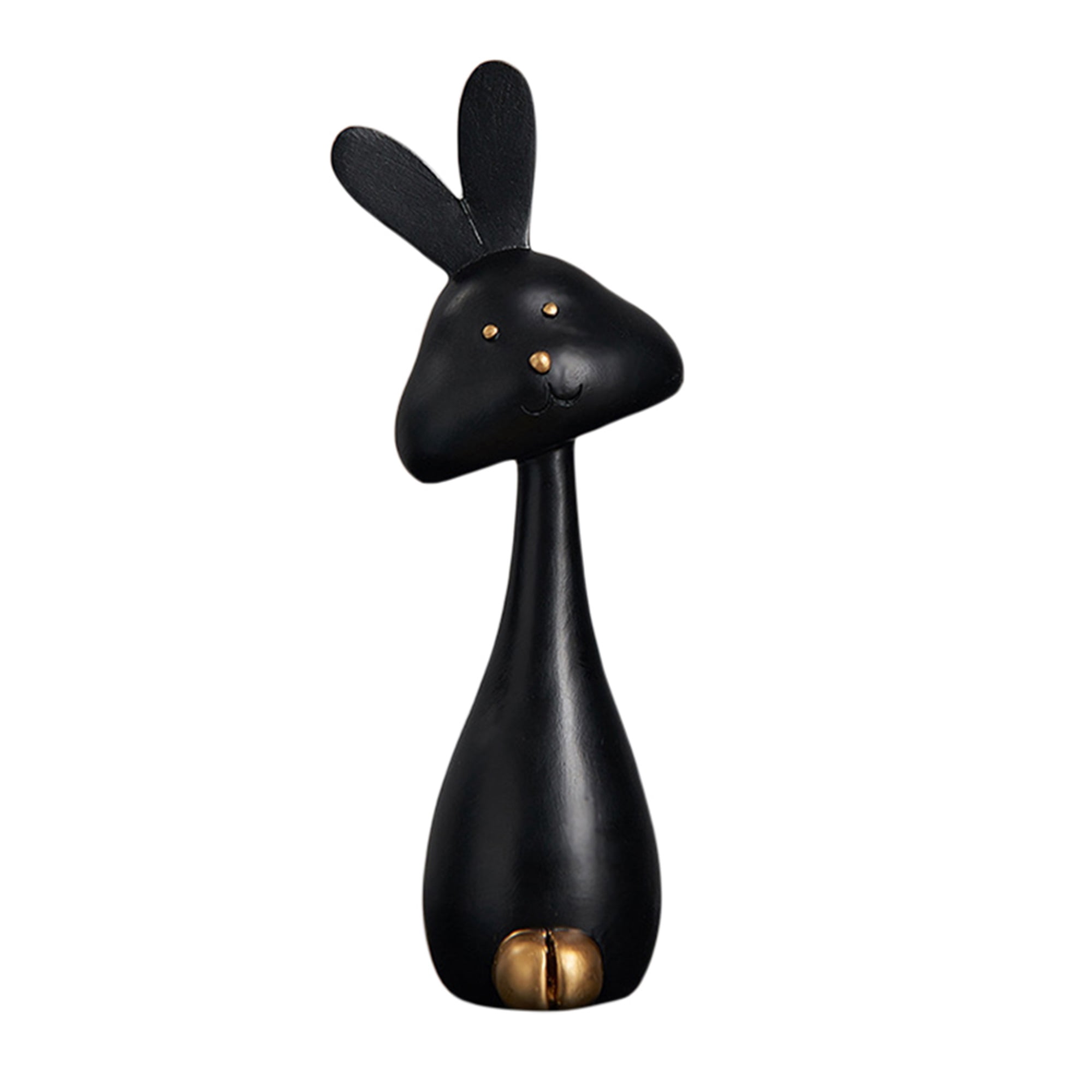 Michellecmm Animal Statue Resin Cute Deer/Rabbit Figurine Desk Art ...
