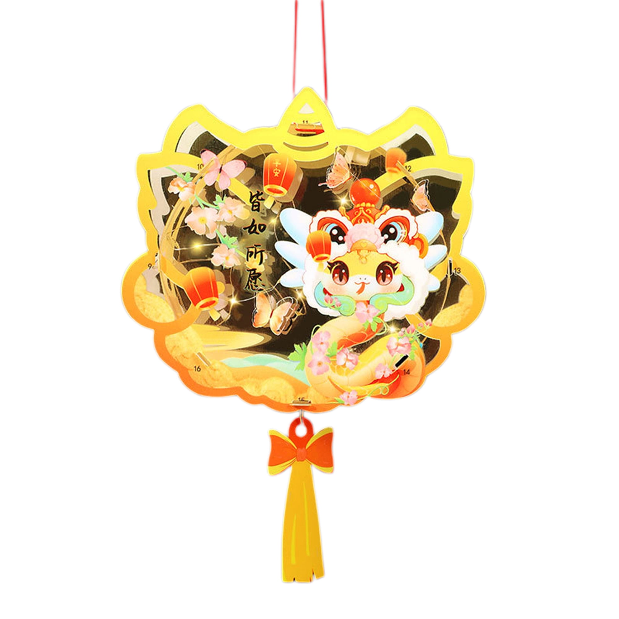 Michellecmm Chinese Light-Up Lantern PVC Snake Shape Firecrackers ...