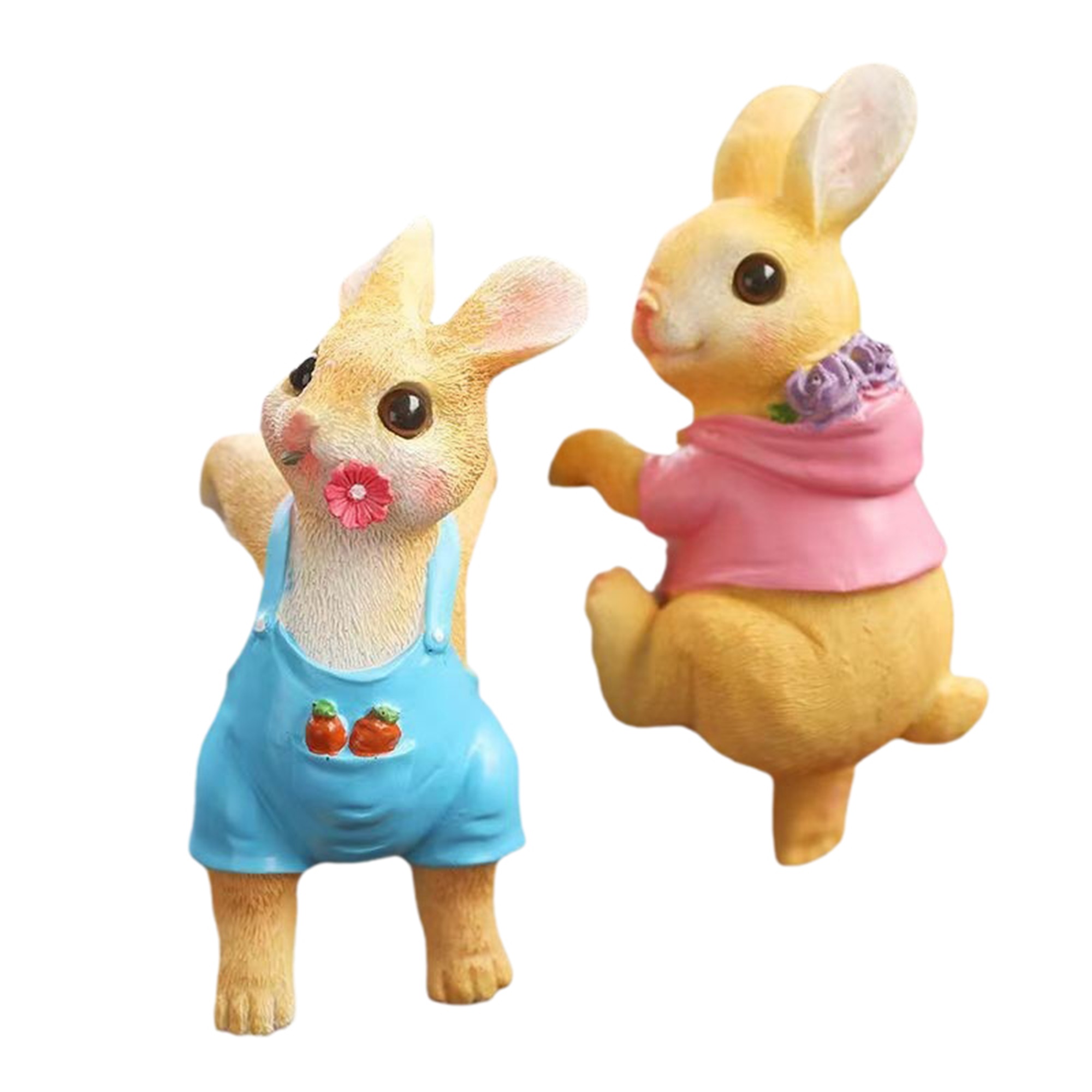 Michellecmm Climbing Bunny Planter Pot Hangers Decorative Flower Pot ...