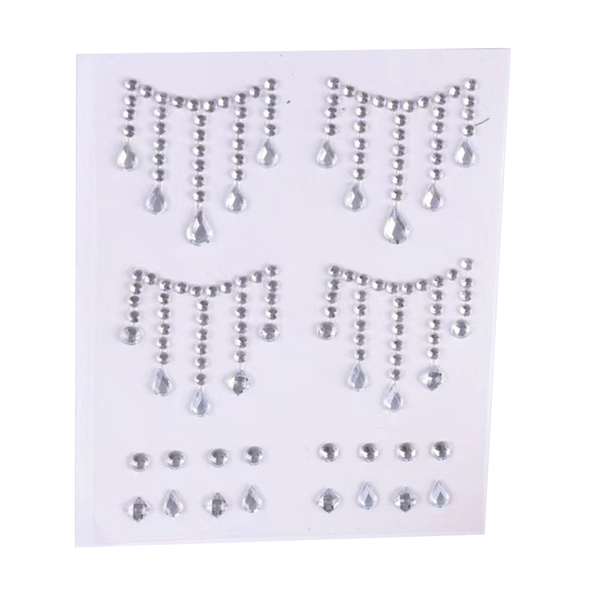 Michellecmm Diamond Face Stickers Acrylic Polished Colorful Dot ...