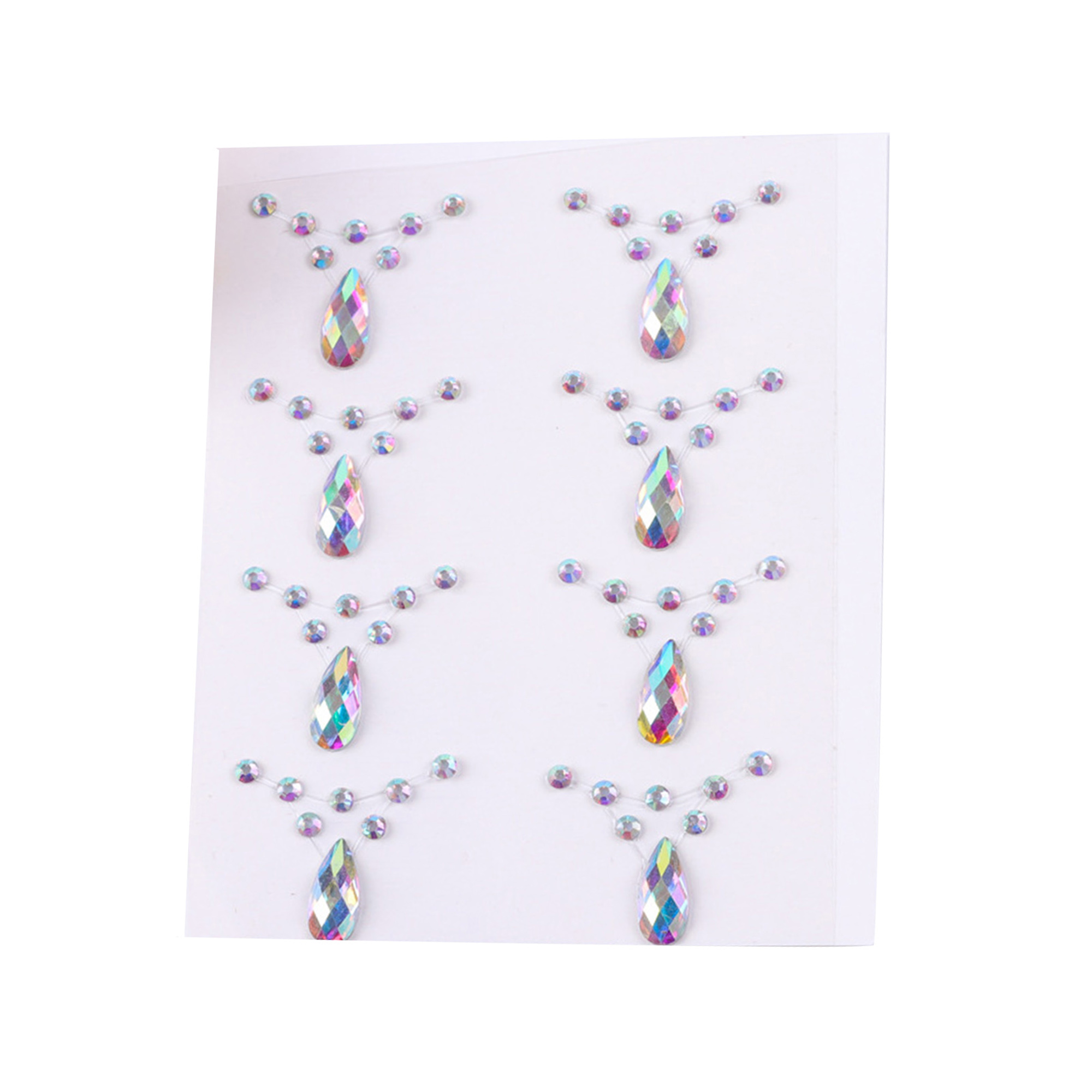 Michellecmm Diamond Face Stickers Acrylic Polished Colorful Dot ...