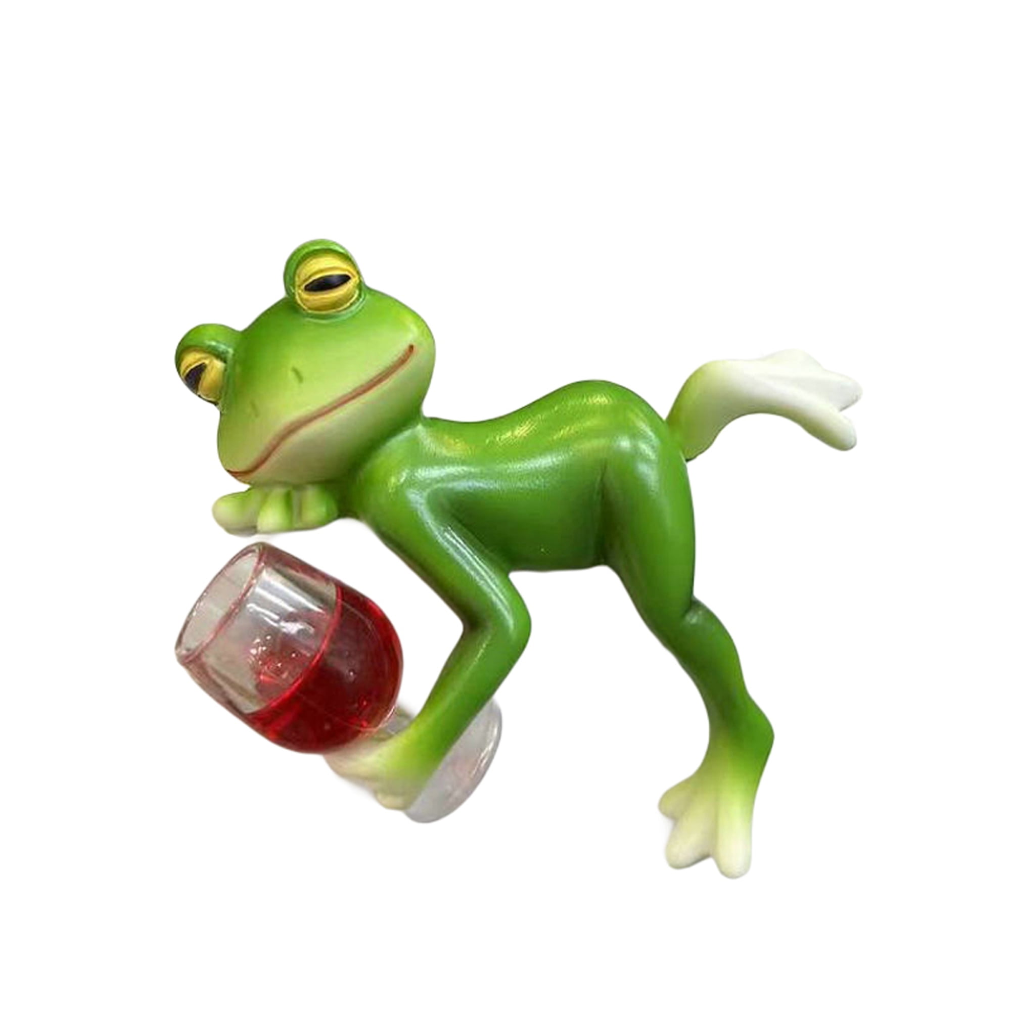 Michellecmm Drinking Frog Planter Pot Hangers Decorative Flower Pot and ...