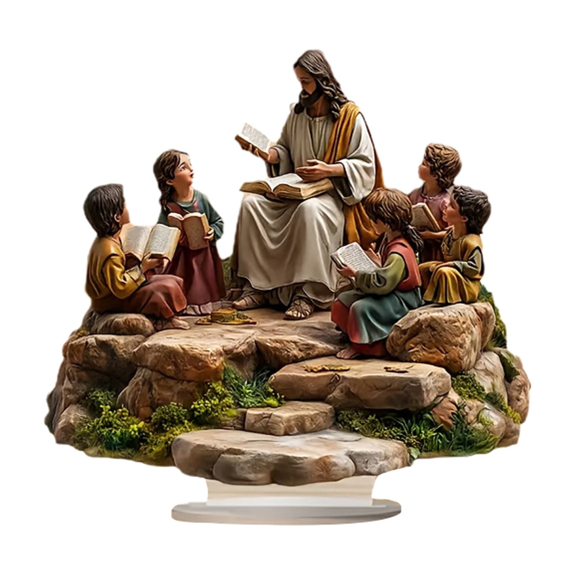 Michellecmm Easter Desk Decorations Cute Bunny in Teapot/Jesus Table ...