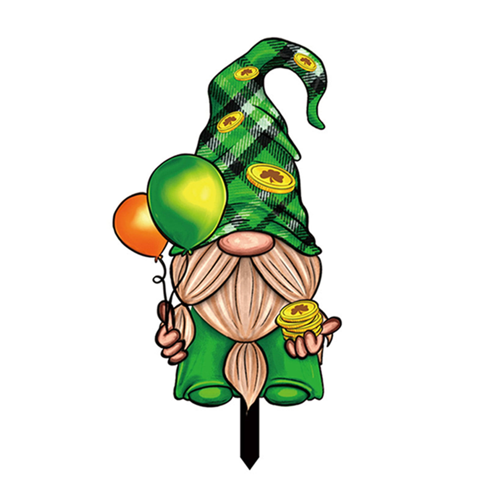 Michellecmm Garden Stakes, Cute Old Man Yard Sign Acrylic Ground Insert ...