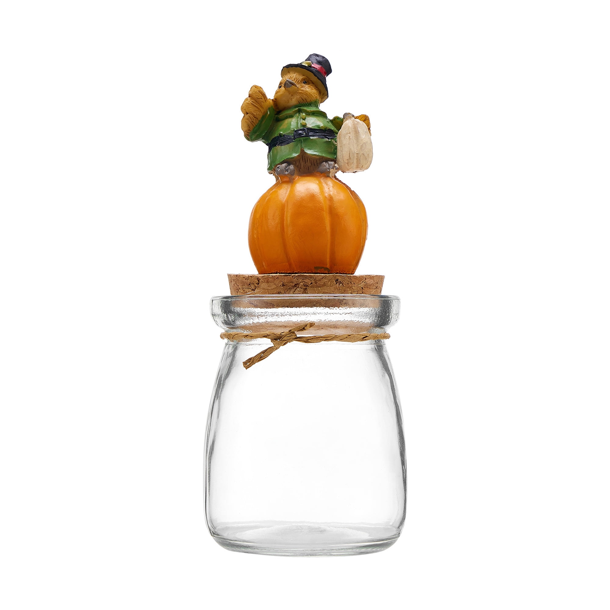 Michellecmm Halloween Candy Box Glass Jar Holiday Cookie Boxes Clear ...