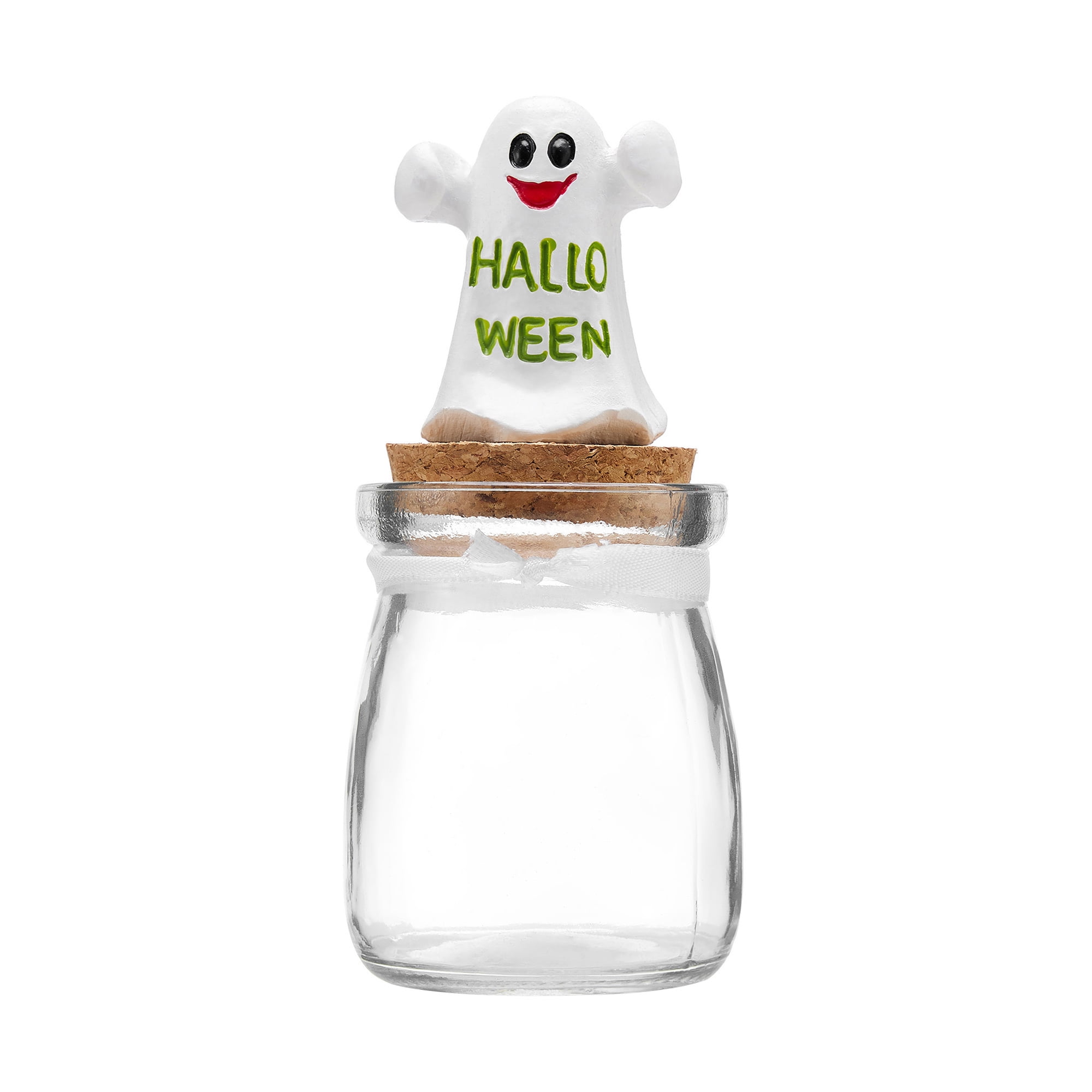 Michellecmm Halloween Candy Box Glass Jar Holiday Cookie Boxes Clear ...