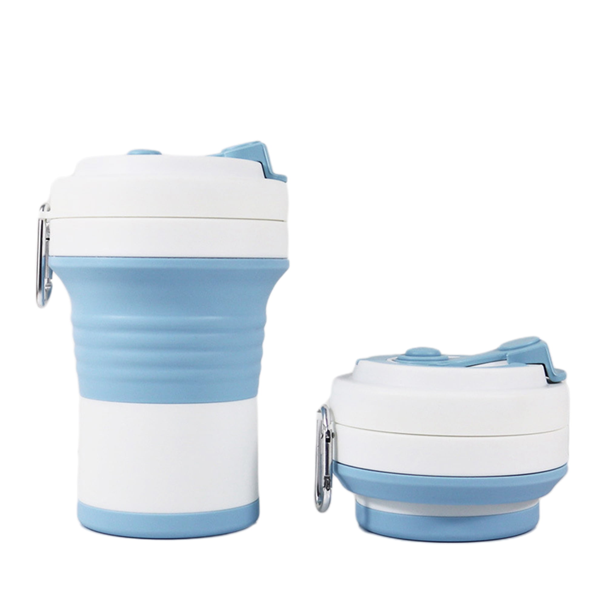 Michellecmm Silicone Collapsible Travel Cups Reusable Drinking Cup with ...