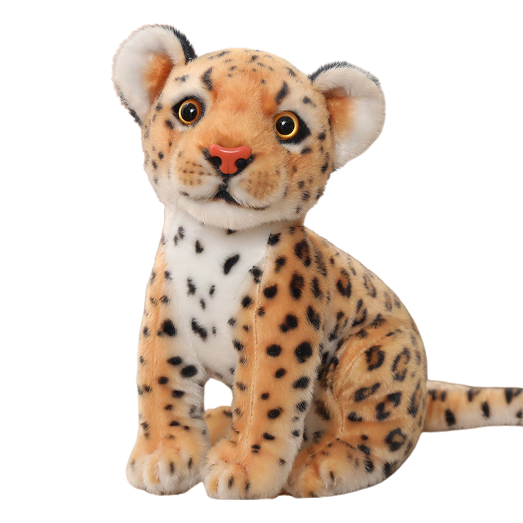 Michellecmm Snow Leopard Plush Toy Adorable Soft Stuffed Animal ...