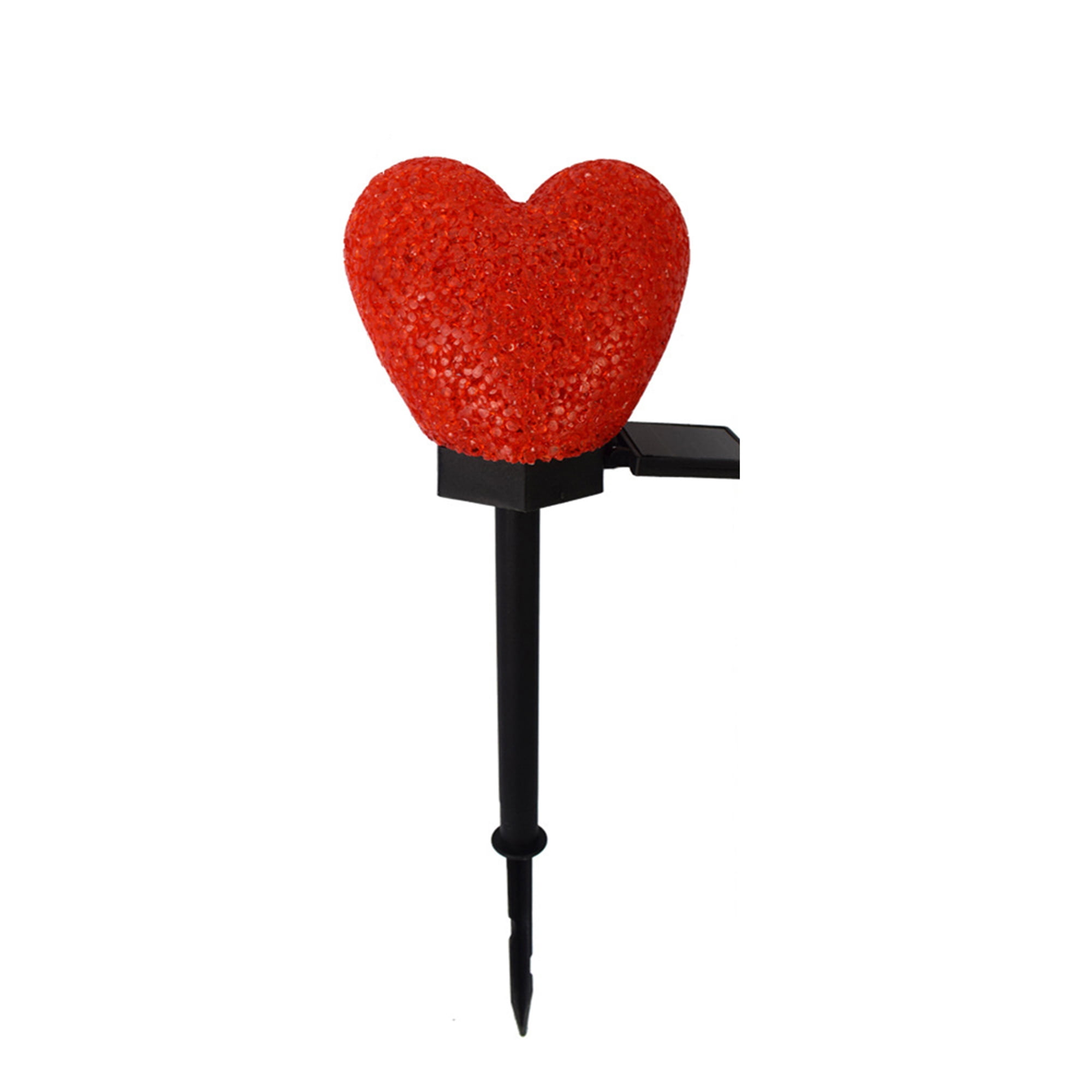 Michellecmm Solar Heart Lights Waterproof Valentine's Day LED Yard ...