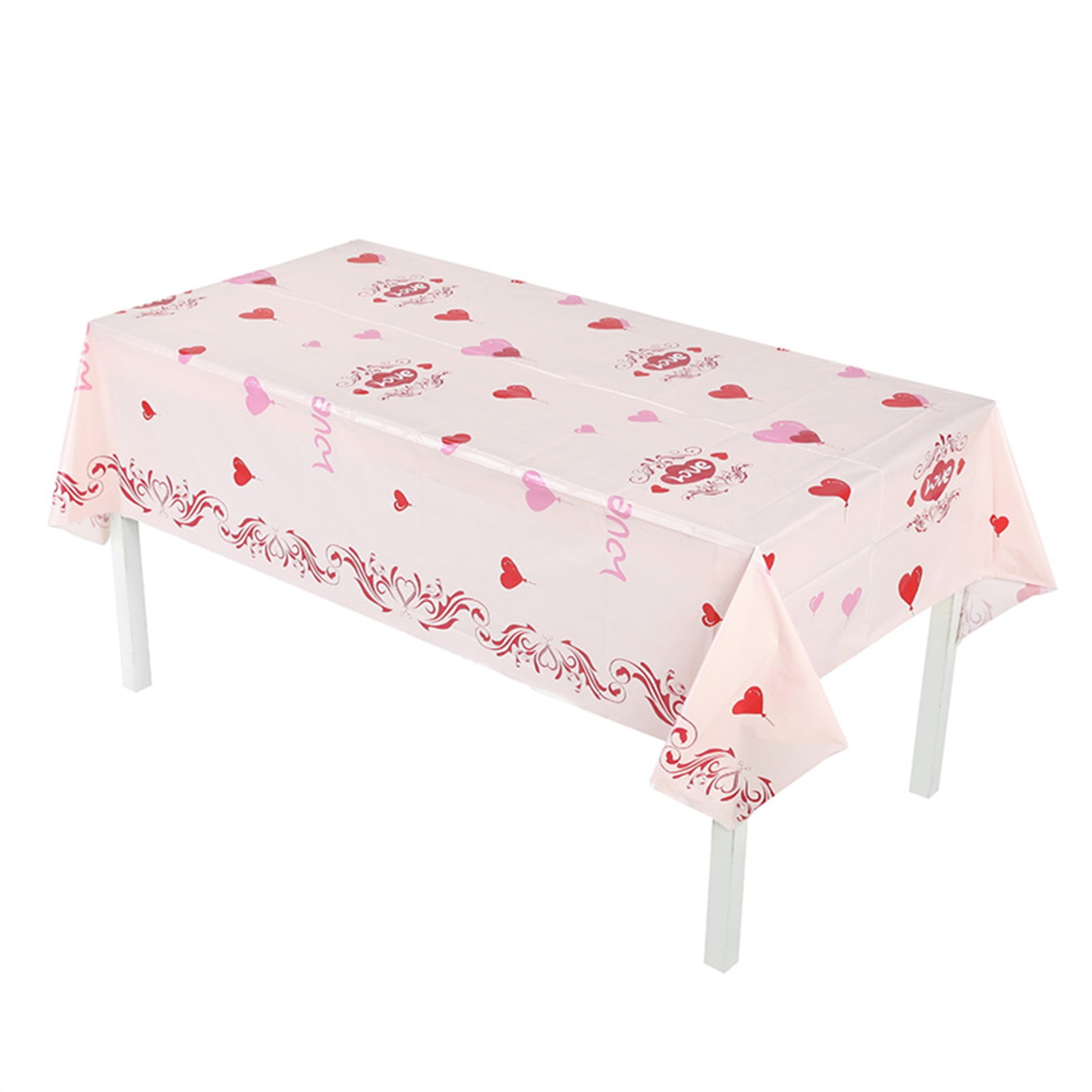 Michellecmm Valentine's Day Table Runners Romantic Heart Party ...