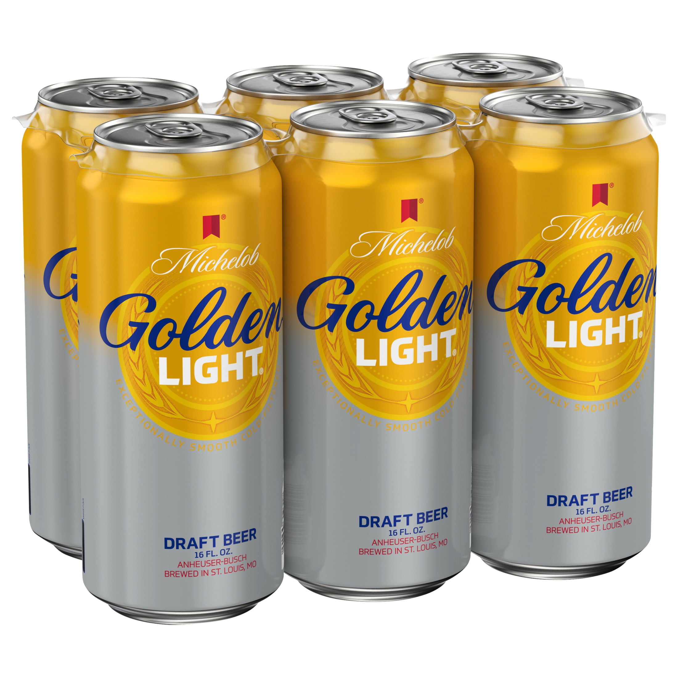 Michelob American Lager Beer 6 pack 16 fl oz Aluminum Cans 4.1% ABV ...
