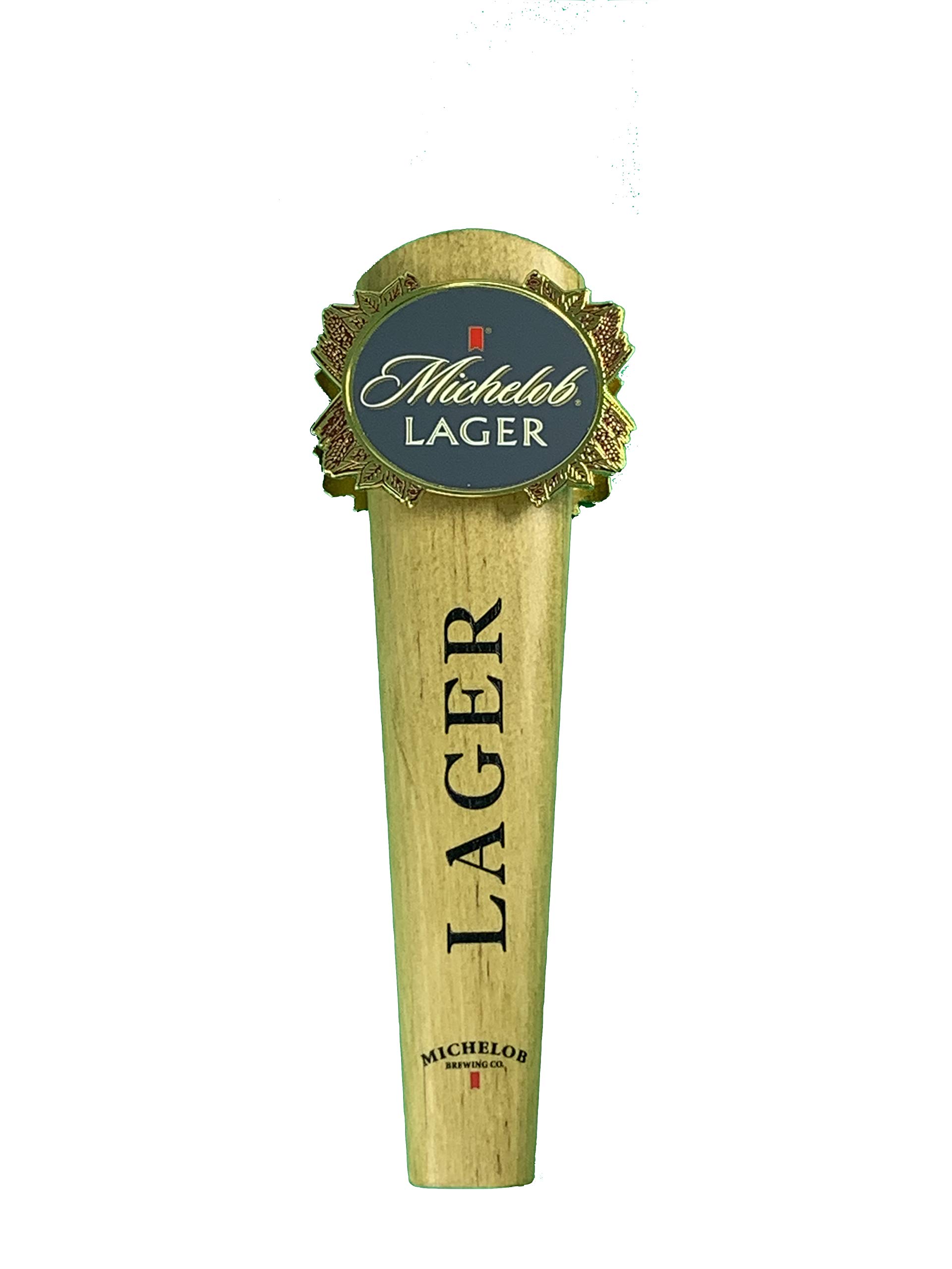 Michelob Lager Stained Wood Marker Beer Tap Handle - Walmart.com