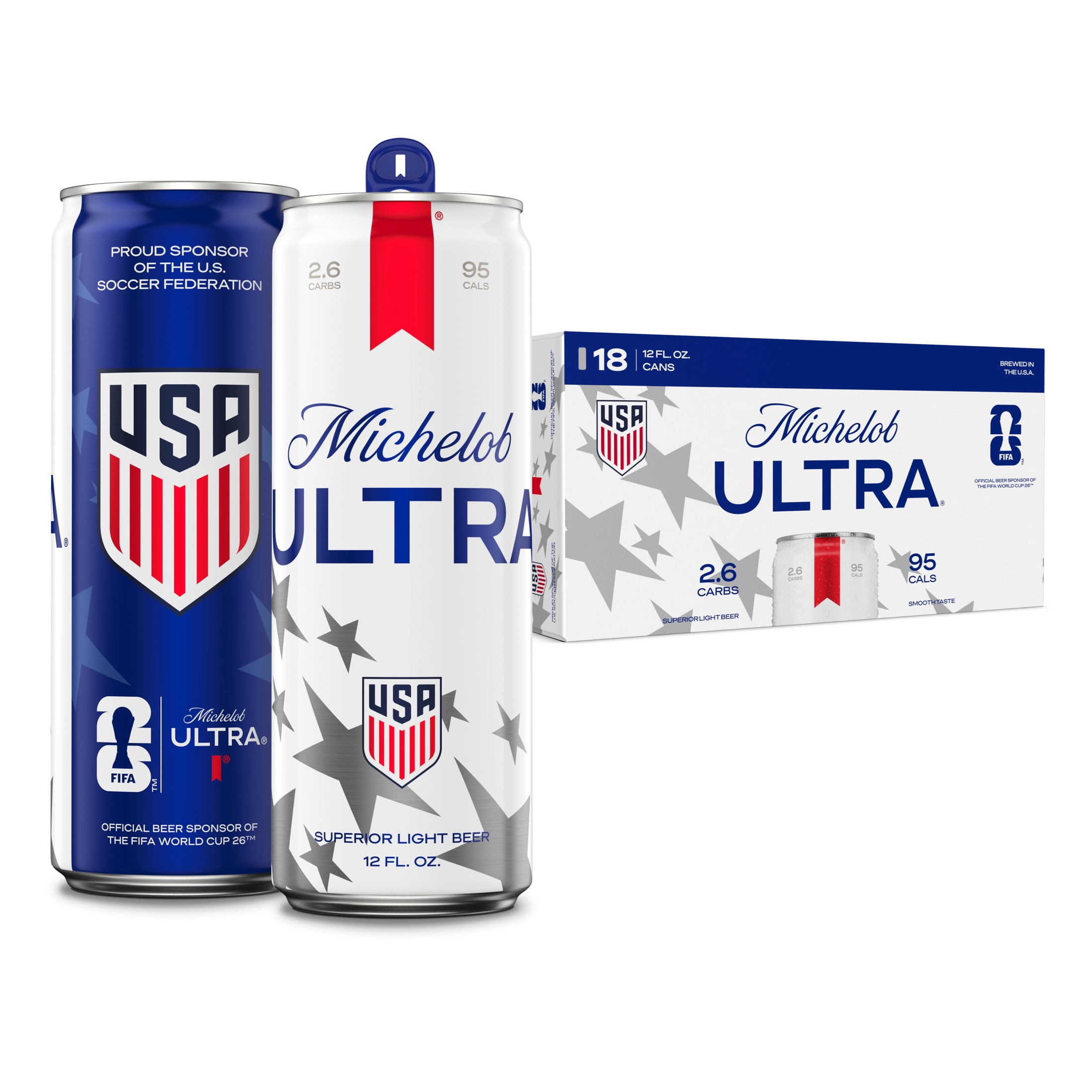 Michelob ULTRA Superior Light American Lager Beer, 18 pack 12 fl oz ...