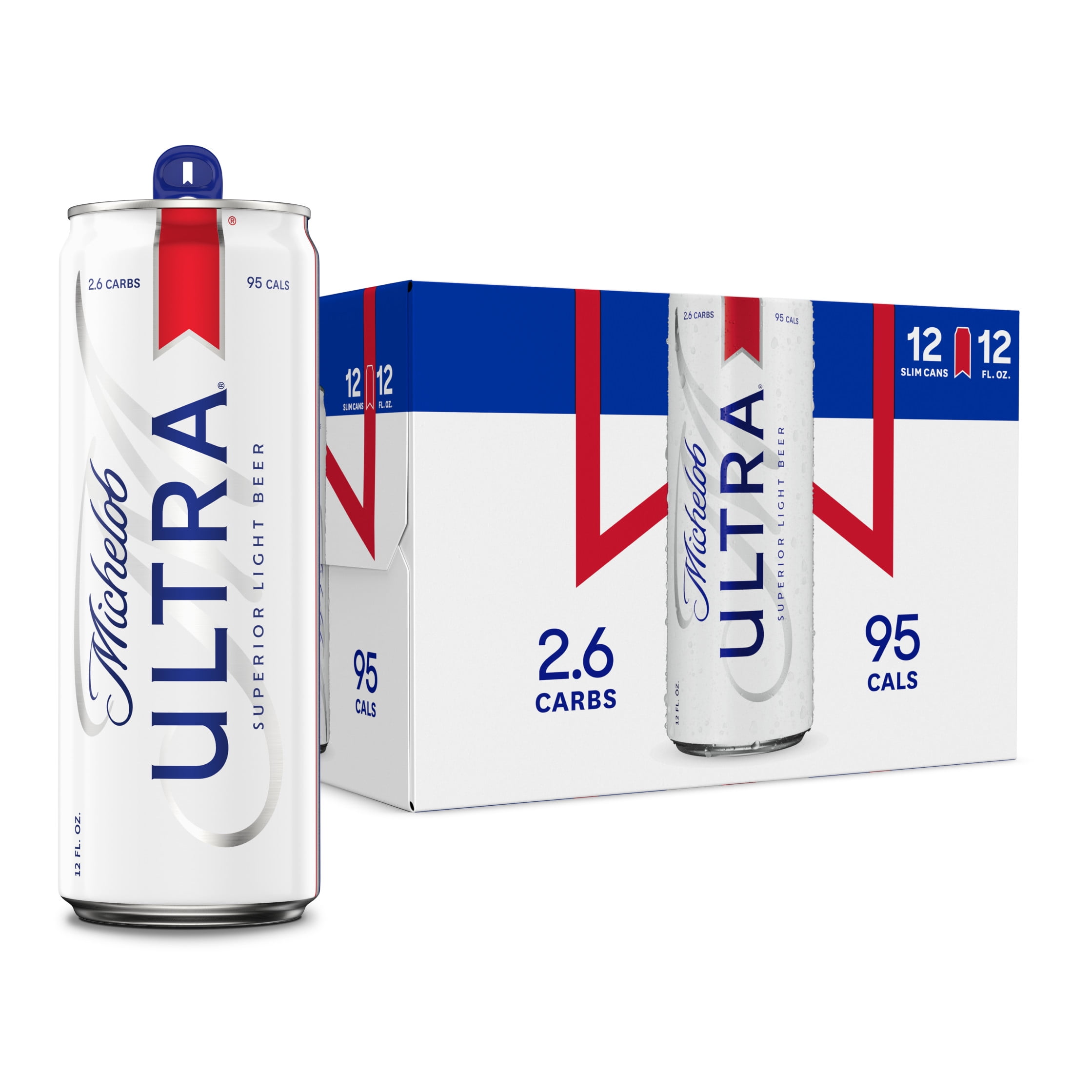 Michelob ULTRA Superior Light Beer, Domestic Lager, 12 Pack 12 fl oz ...