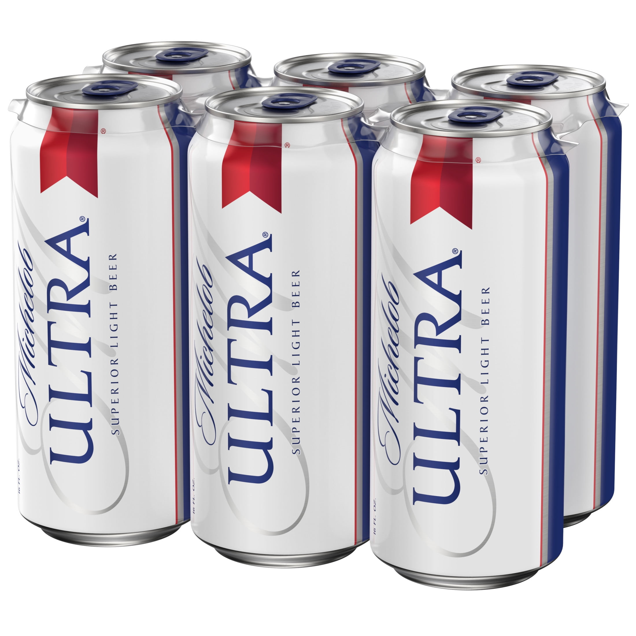 Michelob ULTRA Superior Light Beer, Domestic Lager, 6 Pack 16 fl oz ...