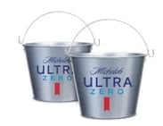 Michelob Ultra Beer Metal Ice Bucket, Silver, 5 Quart - Walmart.com